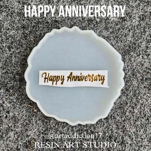 Shop Happy Anniversary Vinyl Sticker | Resin Art Studio